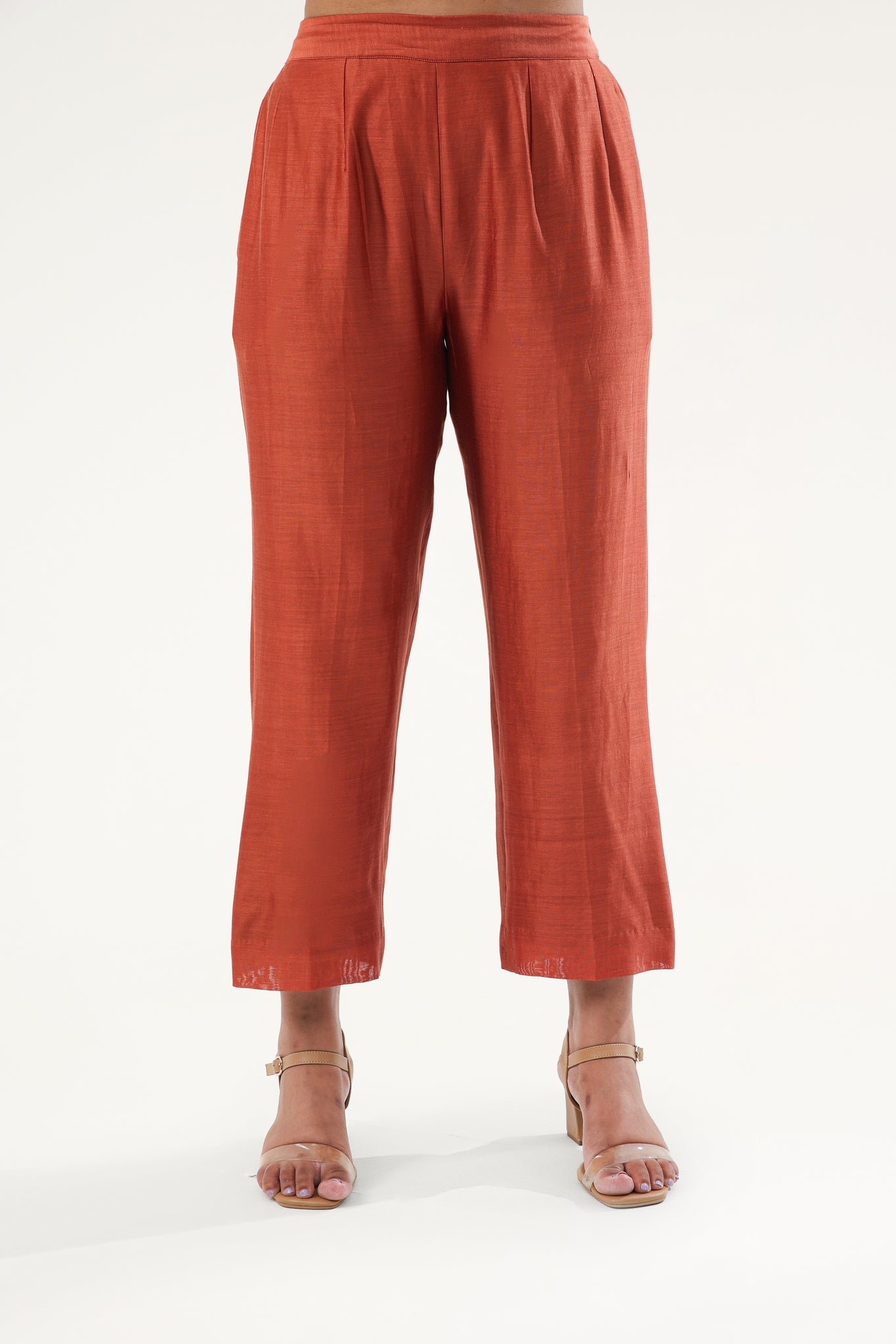 Jasmine Pants - Rust – ORIGANILIFE PRIVATE LIMITED