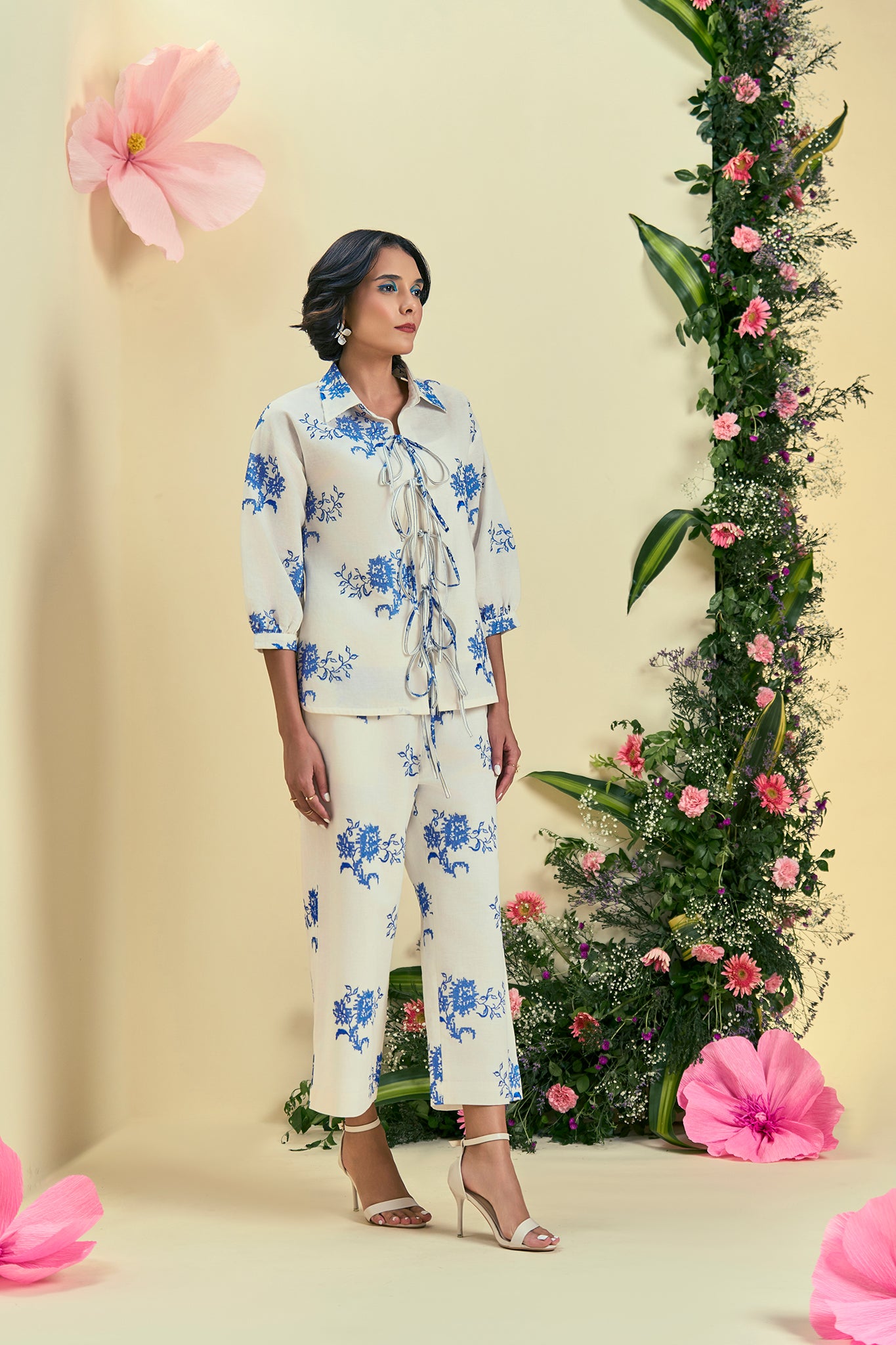 ORIGANI Off-White Rhea Co-ord Set – ORIGANILIFE PRIVATE LIMITED