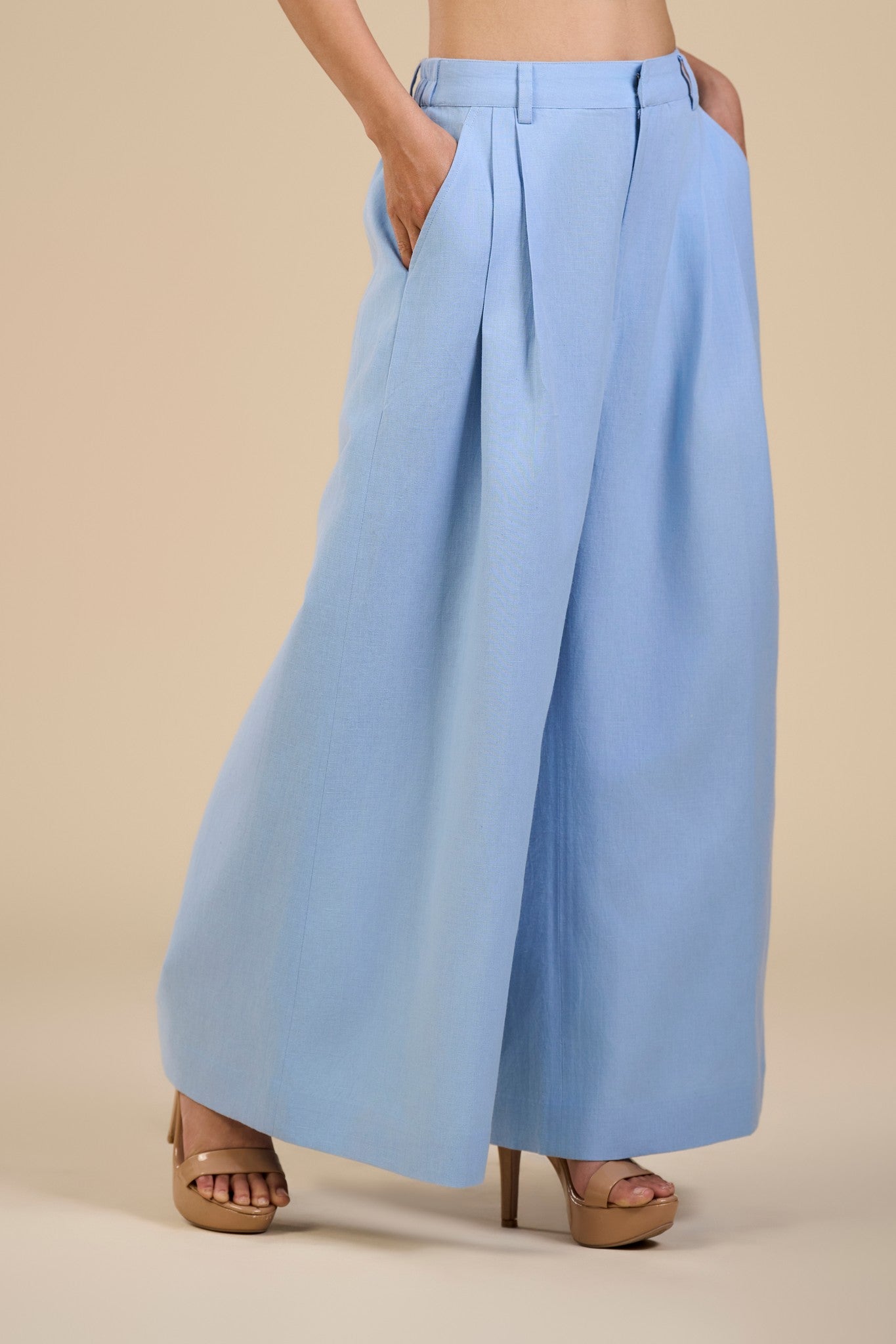 Blue Rose Flared Pants – ORIGANILIFE PRIVATE LIMITED